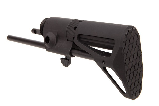 Maxim Defense CQB / PDW Stock for AR15 w/ JP Silent Captured Maxim Defense CQB / PDW Stock for AR15 w/ JP Silent Captured